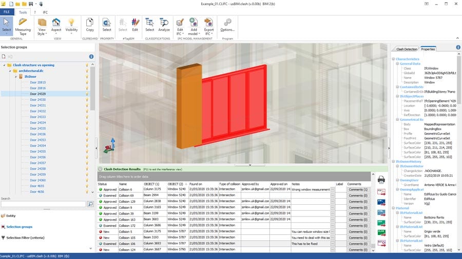Logiciel de détection des conflits BIM | usBIM.clash | ACCA software